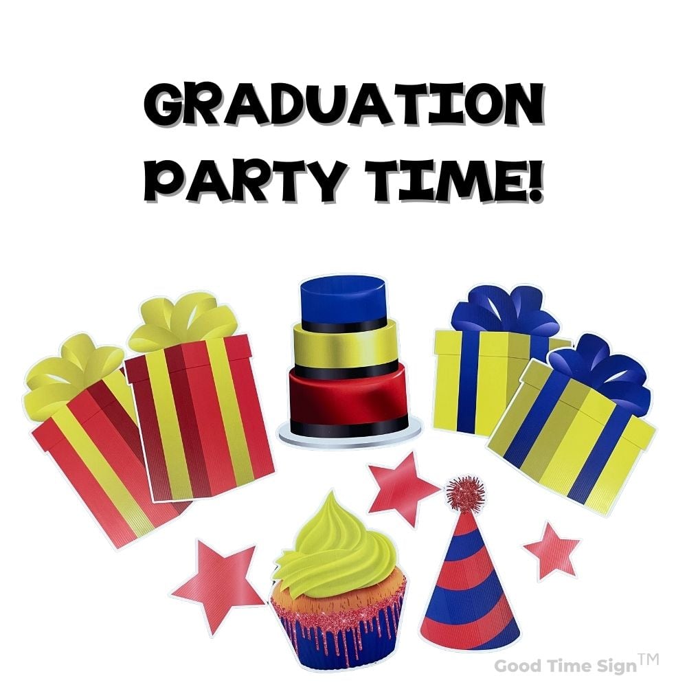 Graduation Yard Card Sign Rental - Hero Theme – Good Time Sign